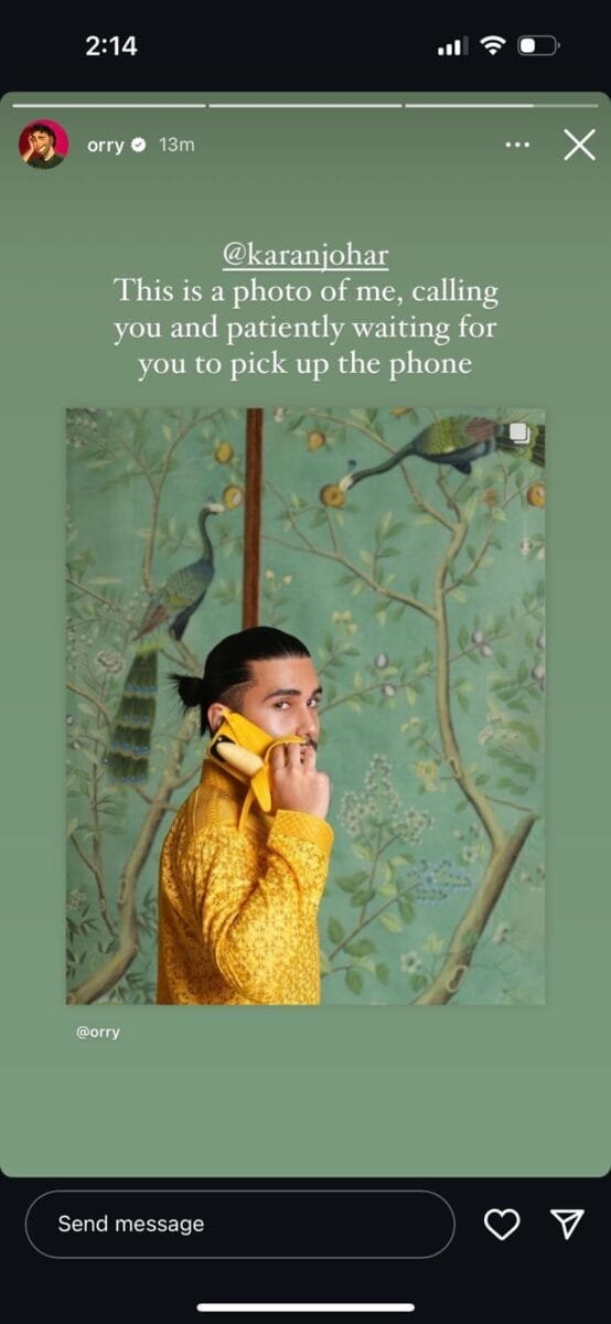 Orry Drops Cryptic Hints, Spotted in London Amidst Private Phone Call ...