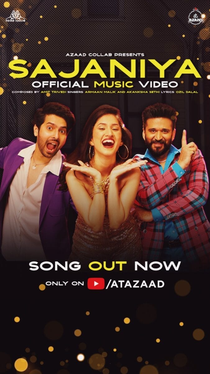 Amit Trivedi Strikes Again! Sajaniya sung by Armaan Malik & Akanksha ...