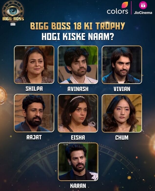 Bigg Boss 18: Who is your favorite current top 7 contender? - Tellyexpress